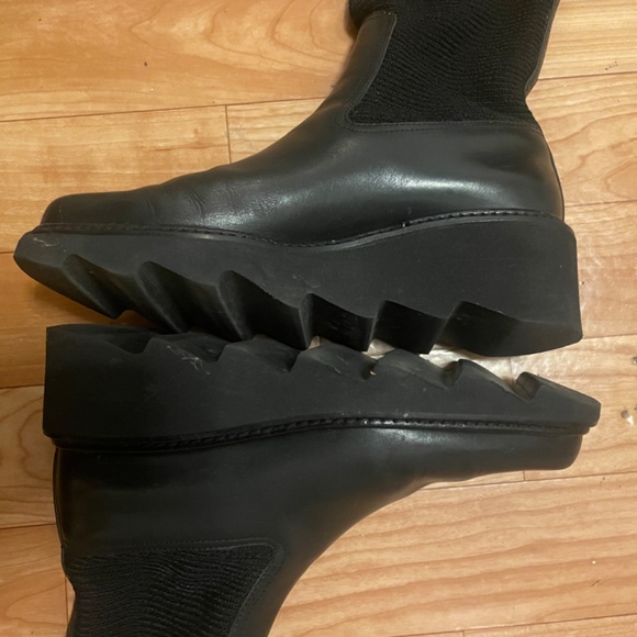 Walter Steiger | Shoes | Walter Steiger Knit Lug Sole Chelsea Boots ...